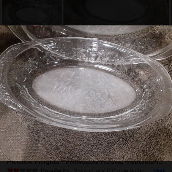 Princess House | Kitchen | Princess House Elegant Clear Glass Serving ...